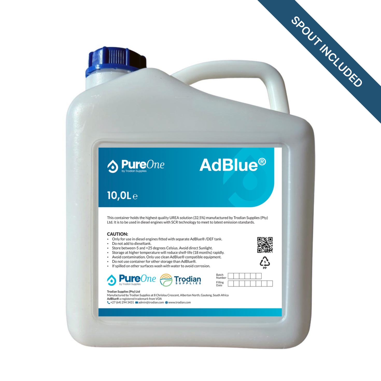 AdBlue® Pails by Trodian Supplies - PureOne